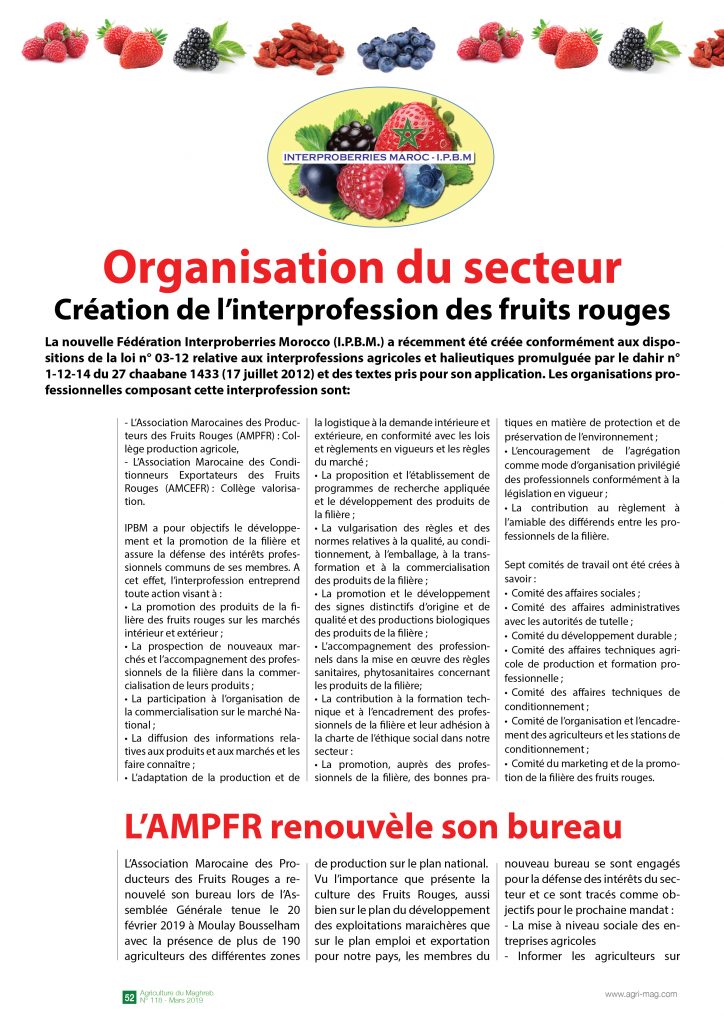 Dossier FRUITS ROUGES: Succès indéniable et diversification réussie ...